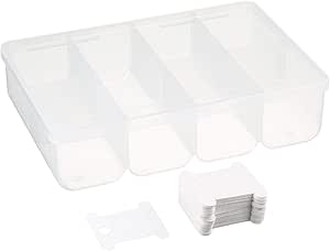 Amazon.com: Darice Mini Floss Organizer , 7"x4.625"x1.625" , 7 Hole 25 ...