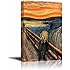 Amazon.com: The Scream. Edward Munch. Art Print Poster (16X20): Posters ...