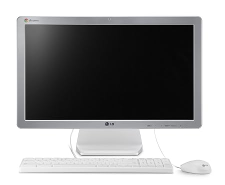 LG Chromebase 21.5" All-in-One Chrome Monitor PC - White (Intel Celeron ...