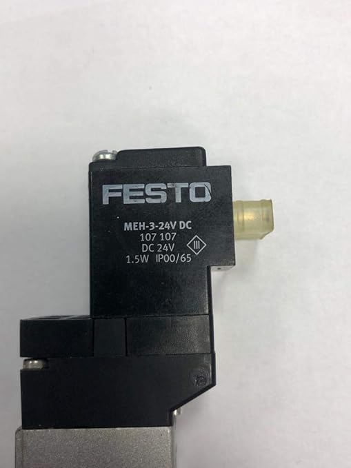 FESTO 107107 MEH-3-24V DC SOLENOID COIL - SUPPLIED IN PACK OF 1: Amazon ...