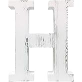 Amazon.com: Extra Large Wood Decor Letters Wood Distressed White ...