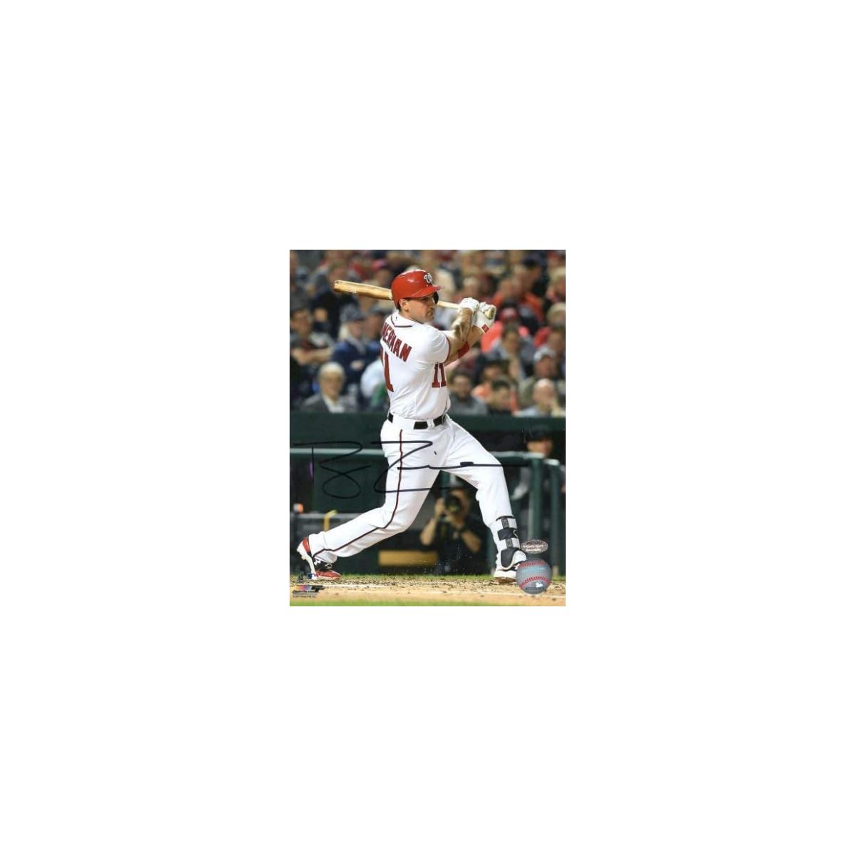 Ryan Zimmerman Nationals Schwartz Sports Hologram Autographed Signed ...
