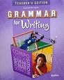 Grammar for Writing, Teacher's Edition, Level Purple (Grade 7): Sadlier ...
