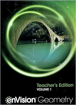 enVision Geometry, Teacher's Edition, Volume 1, 9780328931804 ...