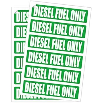 Amazon.com: American Vinyl 4 Pack DEF Diesel Exhaust Fluid Stickers ...