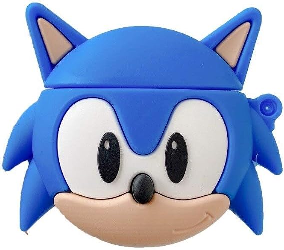 VARWANEO Cartoon Sonic 3D Silicone Earphone Protective Case for Airpods ...