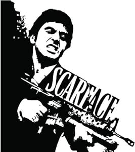 Amazon.com: Scarface Wall Art Decal Sticker Home Decor: Kitchen & Dining