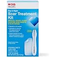 Amazon.com : CVS Health Scar Treatment Kit: Silicone Sheets & Serum for ...