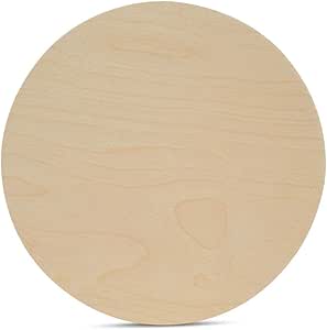 Wood Circles 18 inch, 1/4 Inch Thick, Birch Plywood Discs, Pack of 5 ...