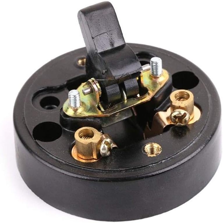 Tree2018 Retro Single-Control Switch, Metal and Plastic Round Light ...