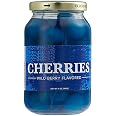 Amazon.com : 16 oz. Light Blue Maraschino Cherries with Stems : Grocery ...