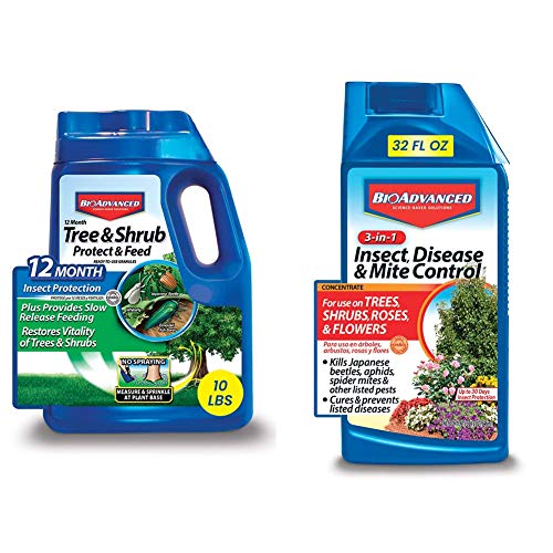 BioAdvanced 701910A 12-Month Tree and Shrub Protect and Feed Insect ...