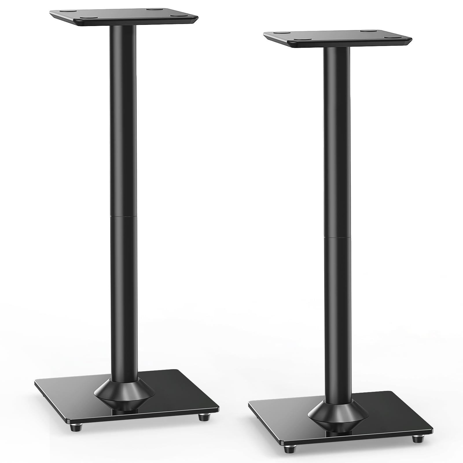 ELIVED Universal Speaker Stand Pair, 31 Inch Height Bookshelf Speaker ...