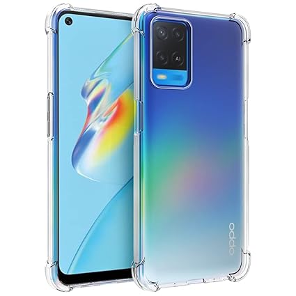 Osophter for Oppo A54 Case Transparent Reinforced: Amazon.in: Electronics