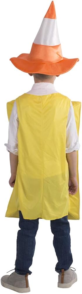 Dress Up America Traffic Light Costume Safety Cone Hat-for Kids, Multi ...
