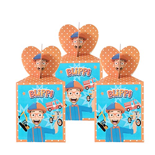 12 pcs BLippi candy gift boxes, BLippi themed party supplies, children ...