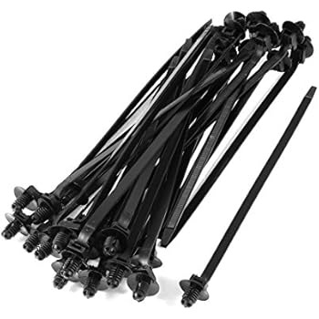 Amazon.com: Uxcell Nylon Auto Car Dome Fir Tree Mount Cable Tie, 183mmx5mm, 30 Pcs, Black: Home ...