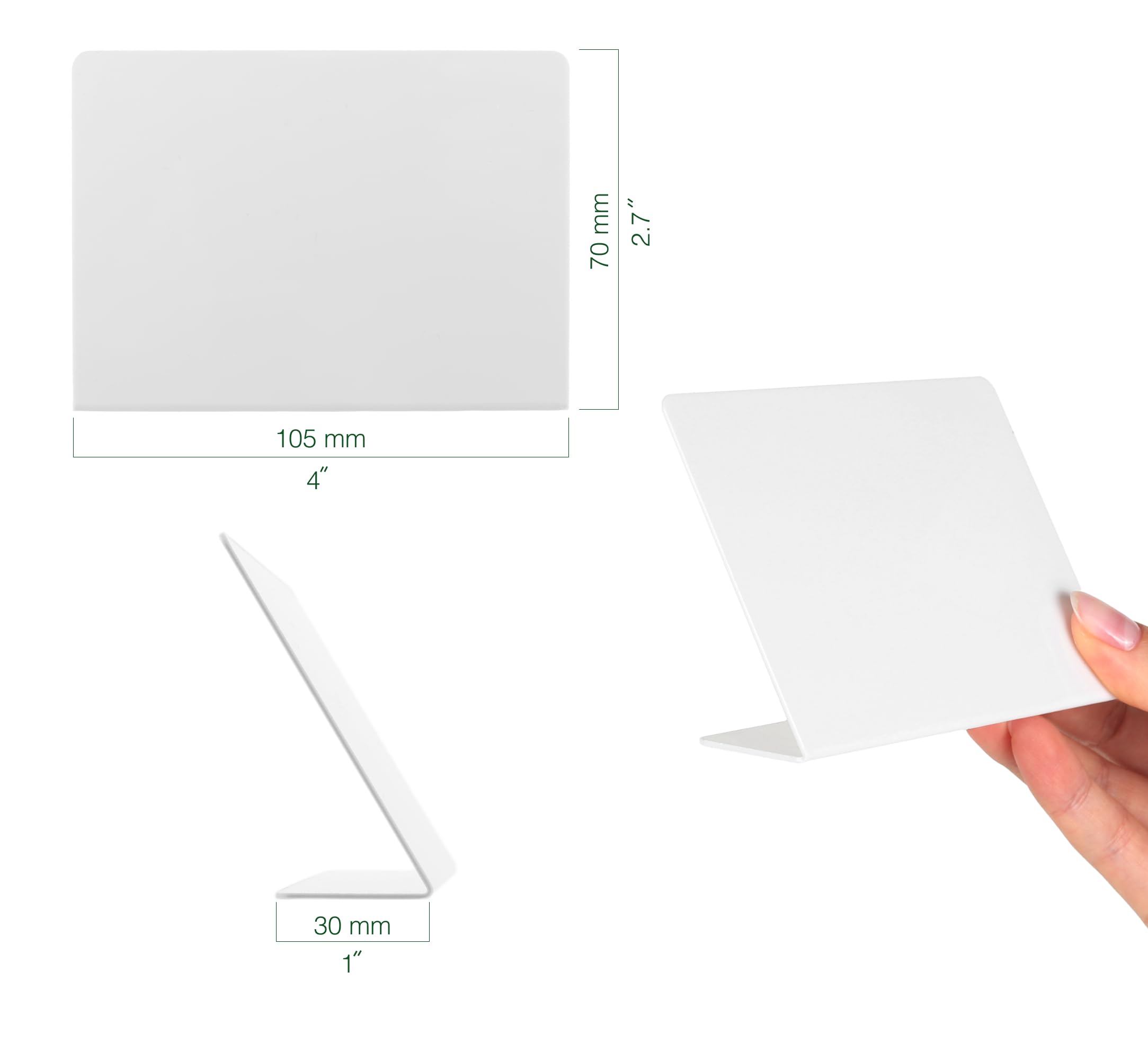 Mua Set of 15 Mini White Chalkboard Signs 3 x 4 inches - Whiteboard ...