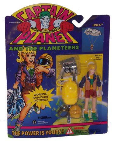 Captain Planet Linka Planeteer Action Figure - Want It All
