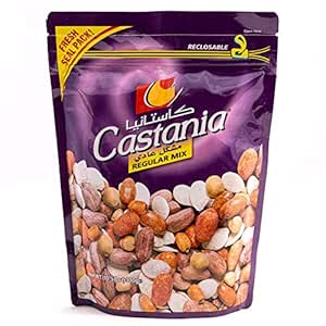 Amazon.com : Castania BBQ Lebanese Nuts, Regular Mix, Pistachios ...