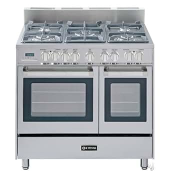 Amazon.com: Verona VEFSGE365DSS 36 inch Double Oven Dual Fuel in ...