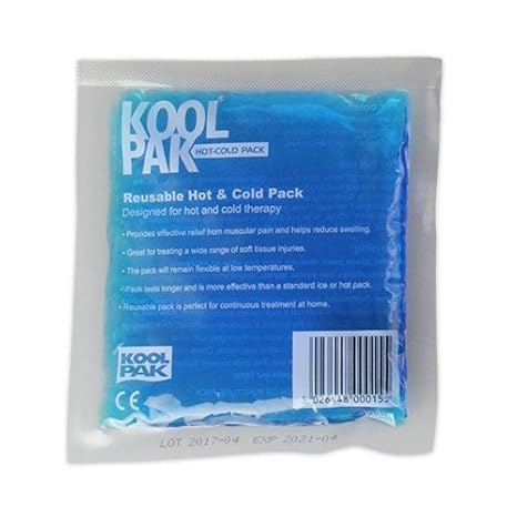 Koolpak Reusable Hot and Cold Pack, 13 x 14 cm: Amazon.co.uk: Health ...