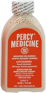 Amazon.com: Percy Medicine, Helps Relieve Diarrhea, Upset Stomach Due ...