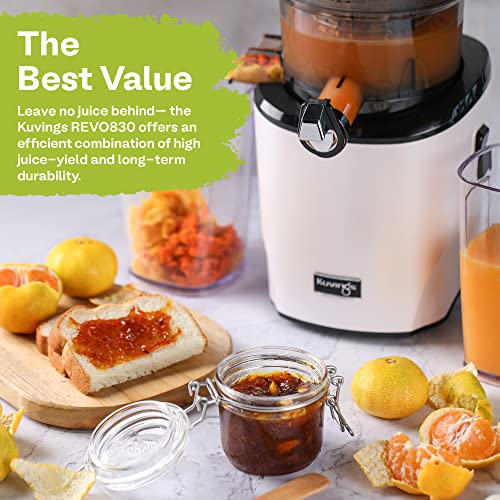 Kuvings Whole Slow Juicer REVO830W Cold Press Masticating Juicer Machine | Extra Wide 88mm ...