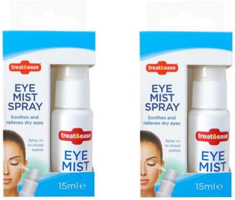 2 x Eye Mist Eyelid Spray for Refreshing Soothing Relief Dry Tired ...