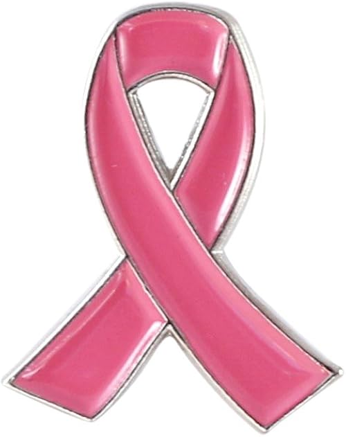 Official Pink Ribbon Breast Cancer Awareness Lapel Pin (50 Pins ...