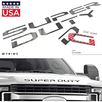 Amazon.com: 2017 2018 2019 2020 Ford Super Duty Letter Inserts (Thin ...