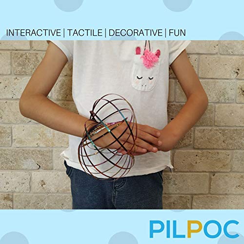 PILPOC Flow Ring Infinity Loop Spinner - Arm Slinky Flow Toys for ...