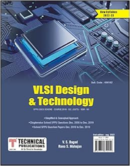 Amazon.in: Buy VLSI Design and Technology for SPPU 19 Course (BE - SEM VII - E&Tc 404182) Book ...