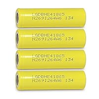 4 LG HE4 18650 2500mAh 20A 3.7v Rechargeable Flat Top Batteries ...