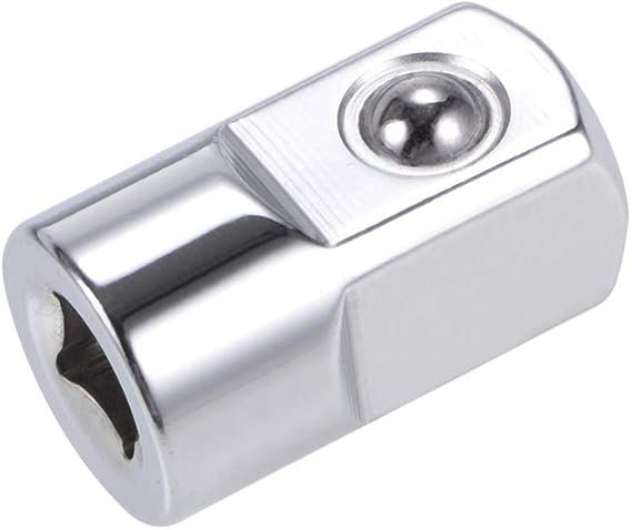 sourcing map Socket Adapter and Reducer 1/4-Inch Female to 1/2-Inch ...