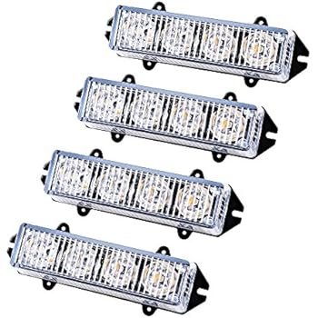 Amazon.com: Strobe Light Bar Warning Emergency Beacon 7 Flashing Modes ...