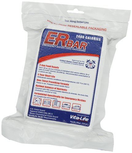 ER Emergency Ration 2400 Calorie Food Bar for Survival Kits and ...