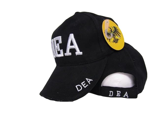 DEA Drug Enforcement Agency Law Enforcement Embroidered 3D Baseball Hat ...