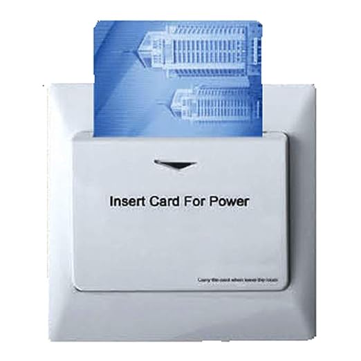 AV&T Hotel Key Card Energy Saver Switch (White): Amazon.in: Home ...