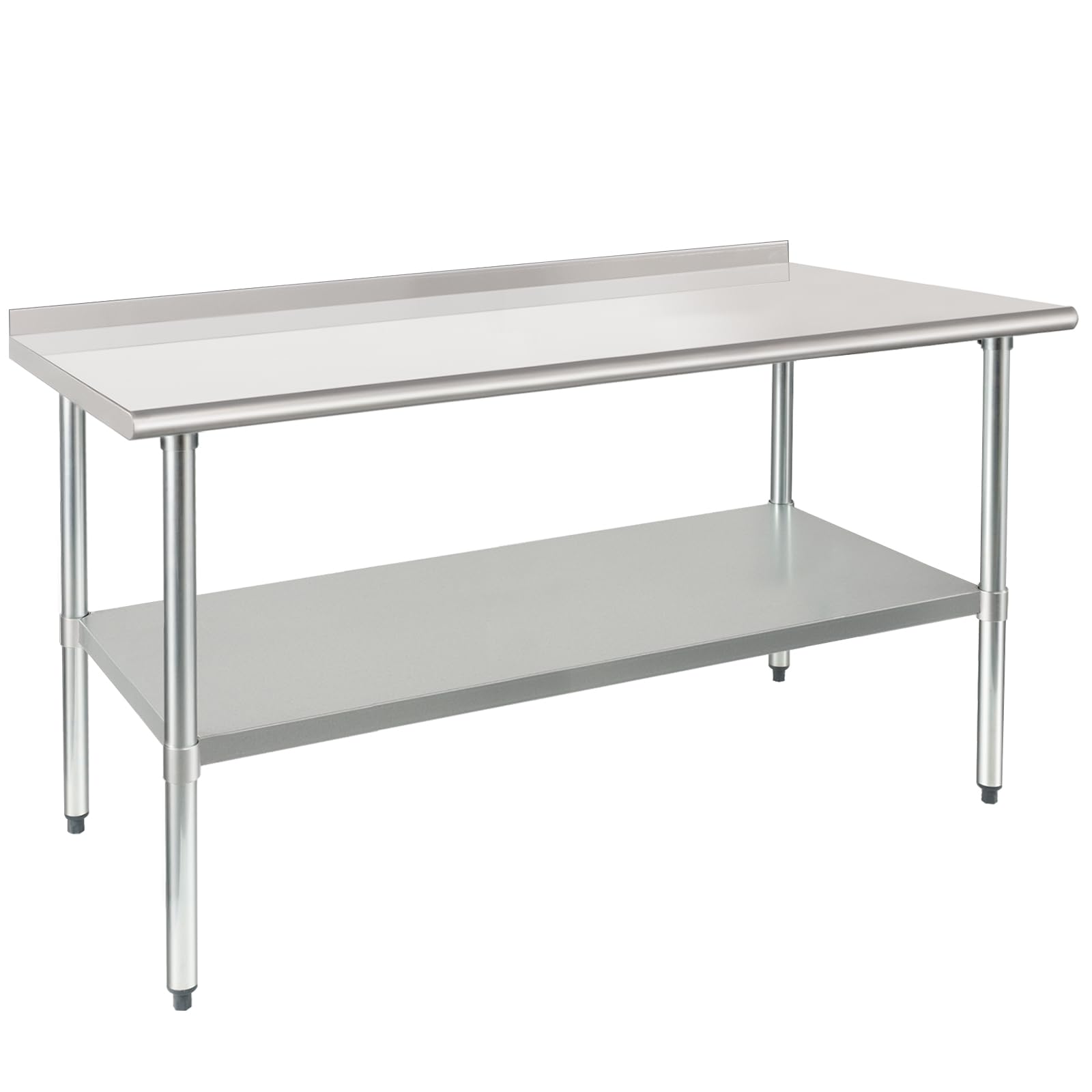 HARDURA Stainless Steel Prep & Work Table 30 x 60 Inches NSF Heavy Duty ...
