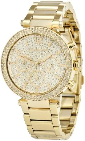سعر Michael Kors Parker For Women Gold Dial Stainless Steel Band ...