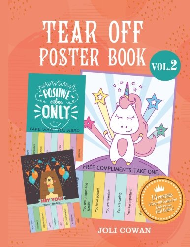 Tear Off Poster Book: pread Positive Vibes Affirmations And Thoughts ...