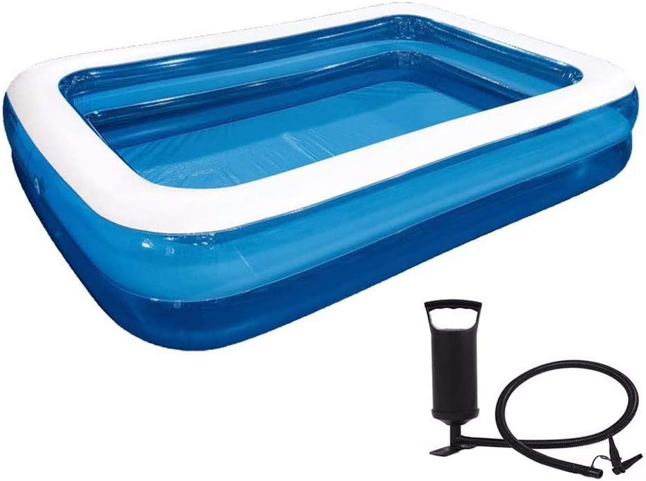Children's Family Inflation Pool, Amopp Outdoor Water Pool,Square ...