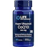 Amazon.com: Life Extension Super Ubiquinol CoQ10 with PQQ, 30 Softgels. Pack of 2 Bottles ...