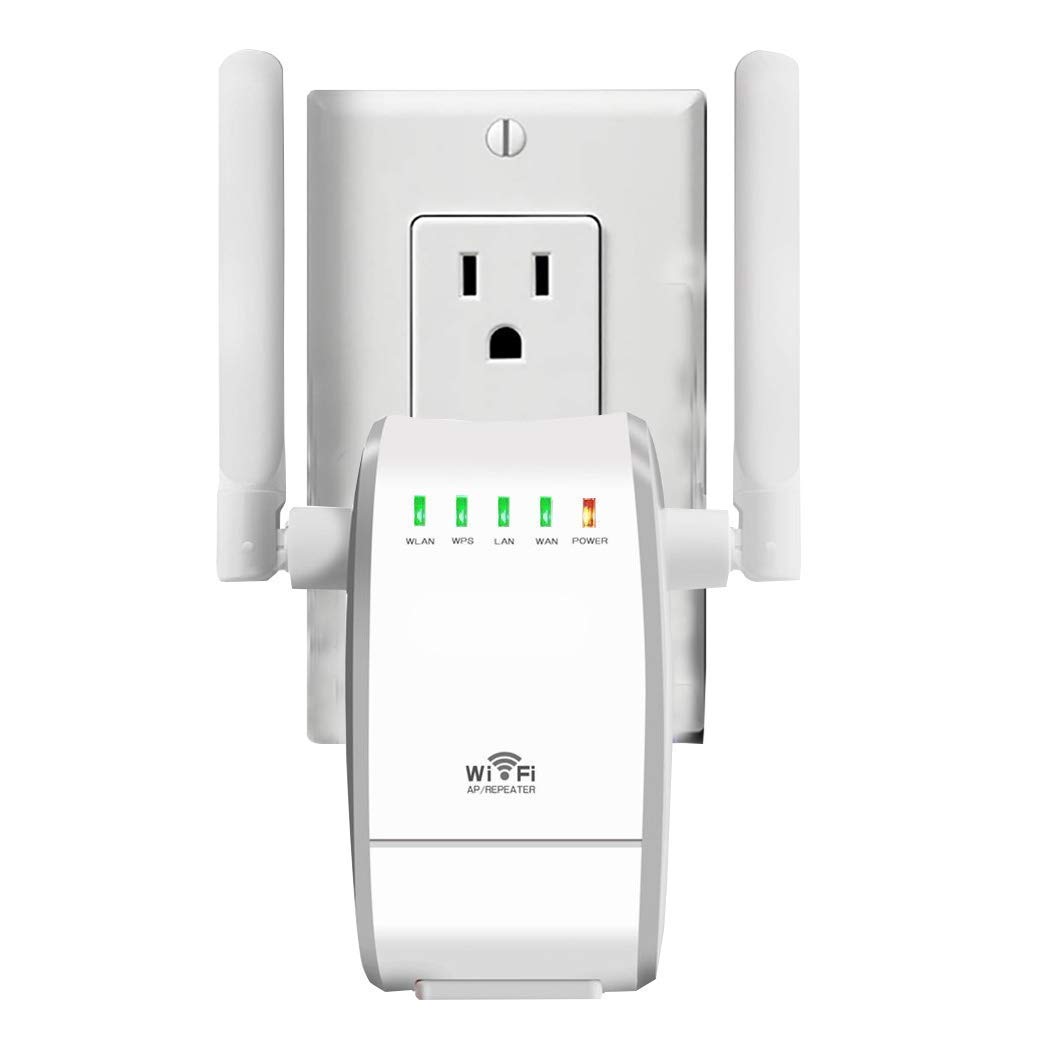 WiFi Range Extender/300Mbps Mini WiFi Extender/360 Degree Full Coverage ...