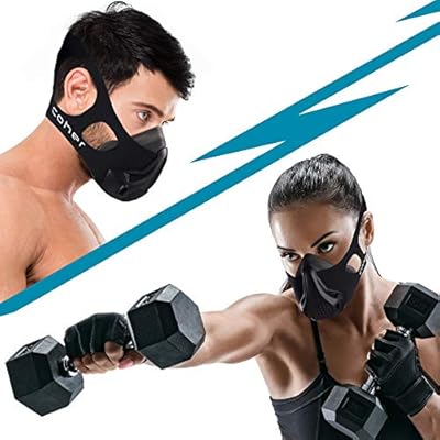 coher Training Mask Cycling 24-30 Breathing Resistance Levels Jogging ...