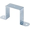 Amazon.com: 8 Pcs 4" x 4" Strap Wood Post Ties Bracket, 14 Gauge(2 mm ...