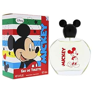 Amazon.com : Disney Mickey Mouse Kids Eau de Toilette Spray, 3.4 Ounce ...