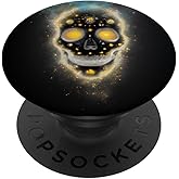 Amazon.com: Sugar Skull Calavera Floral Skull Mexican Art PopSockets ...