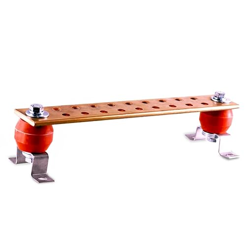 Copper Bus Bar - 12" Ground Bar - Grounding Kit - Terminal Busbar ...